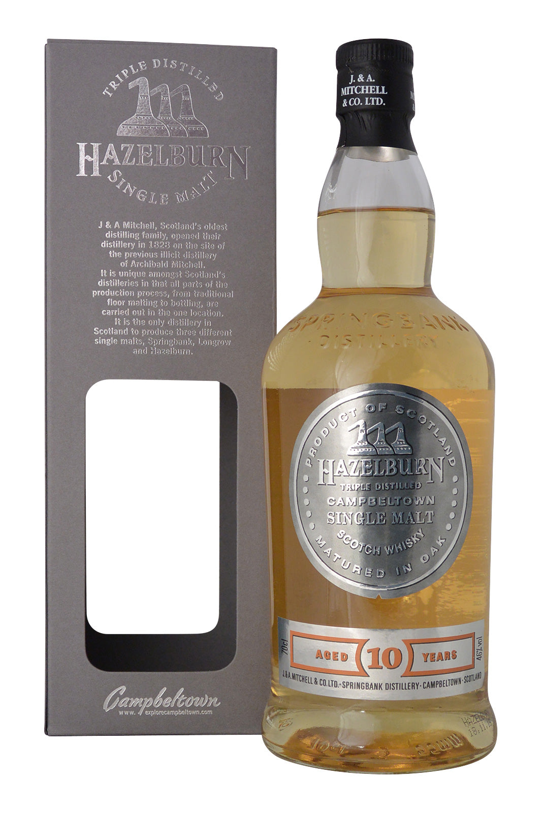 Hazelburn 10 Year Old Triple Distilled | Bestwhisky.be