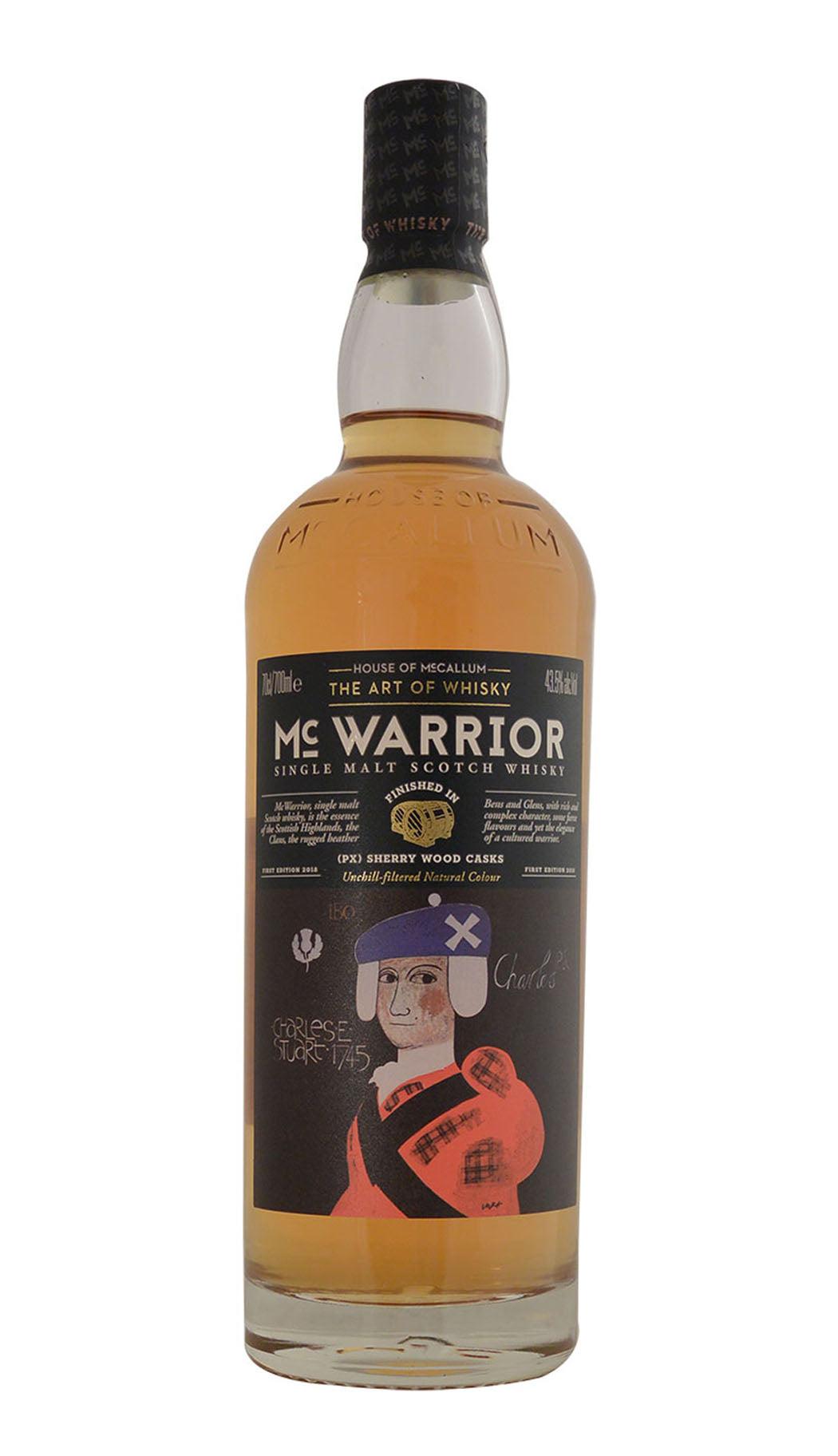 The Art of Whisky Mc Warrior Sherry Wood Casks (PX) House of McCallum | Bestwhisky.be
