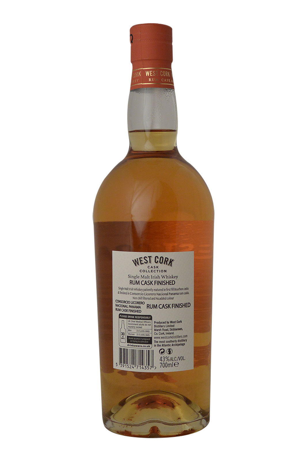 West Cork Rum Cask Finished | Bestwhisky.be