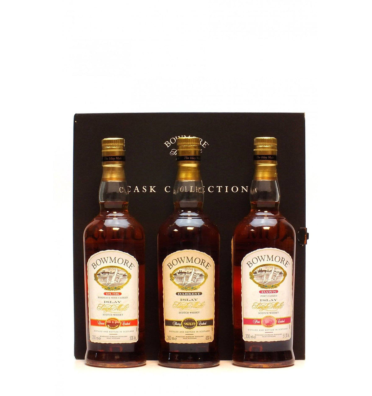 Bowmore Cask Collection 3 x 20cl - Dawn, Darkest, Dusk | Bestwhisky.be